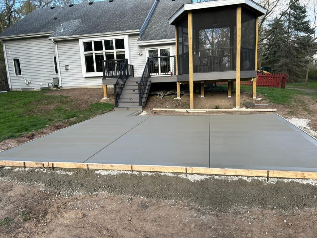 Garage Slabs - All American Concrete Contractors